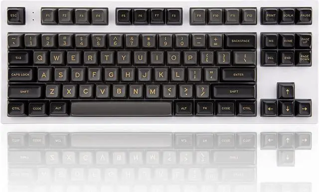 SA MG Black 172 Keys Double Shot Keycap Sets for Ansi ISO Layout Cherry ...