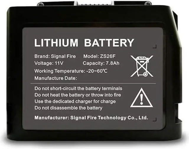 MTW Signal Fire Battery for Signalfire AI-9 AI-8C AI-8 AI-7C AI-7 ...