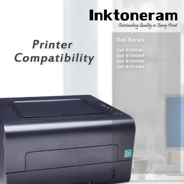 Inktoneram Compatible Toner Cartridges Replacement for Dell B1260dn ...