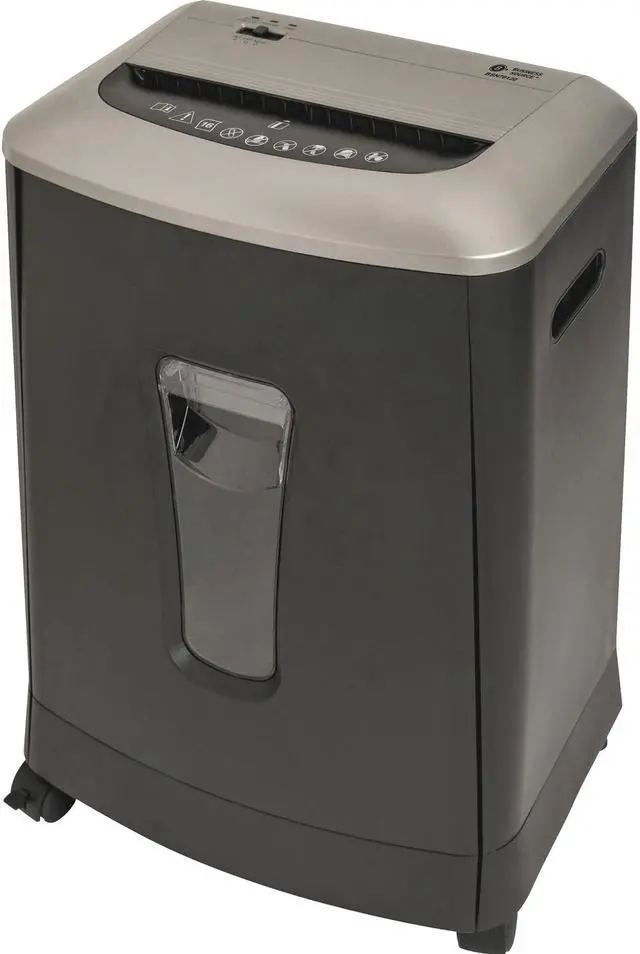 Business Source Shredder P3 Cross-cut 16-sheet Cap 17"x12-3/8"x23-5/8 ...