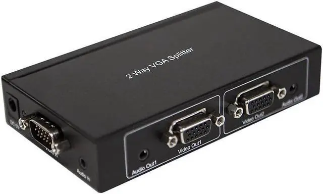 Monoprice 1x2 VGA Splitter with Audio, 500MHz - Newegg.com