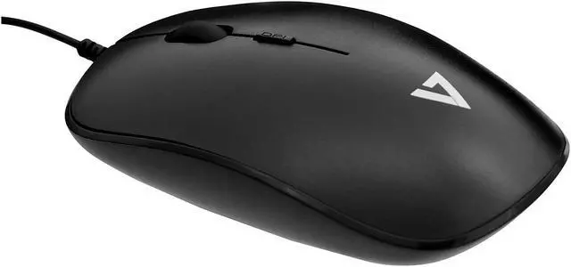 V7 MU200-1N Black Wired Optical Low Profile Mouse - Newegg.com