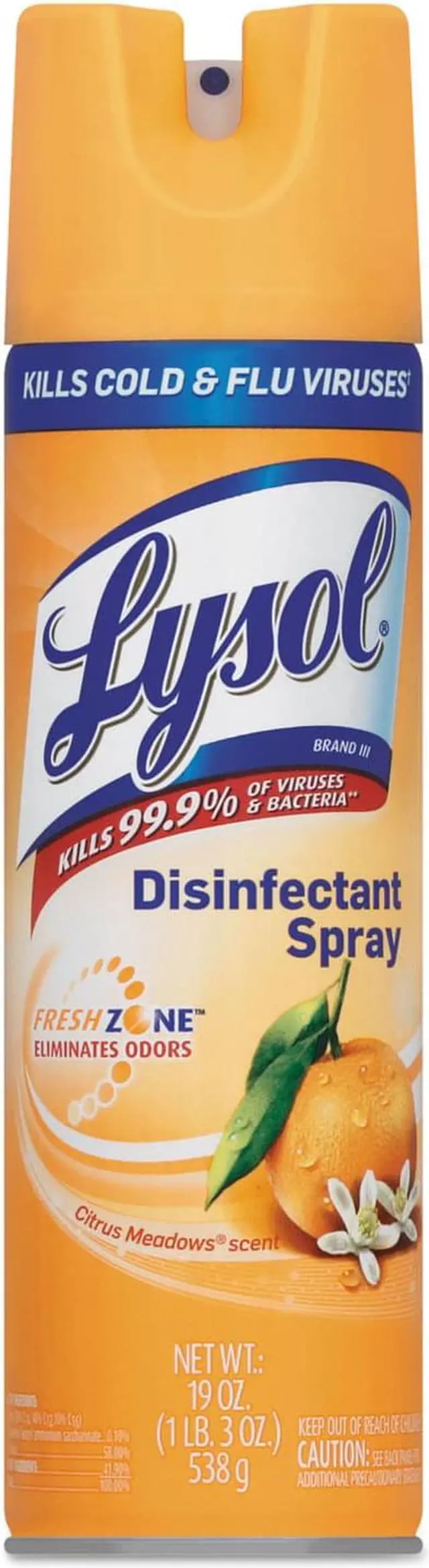 Lysol Disinfectant Spray Citrus Meadow Scent 19oz Aerosol 81546 ...