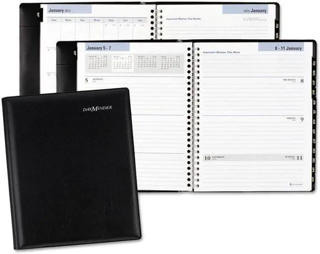 At-A-Glance Executive Weekly/Monthly Planner 8 3/4 x 6 7/8 Black 2020 ...