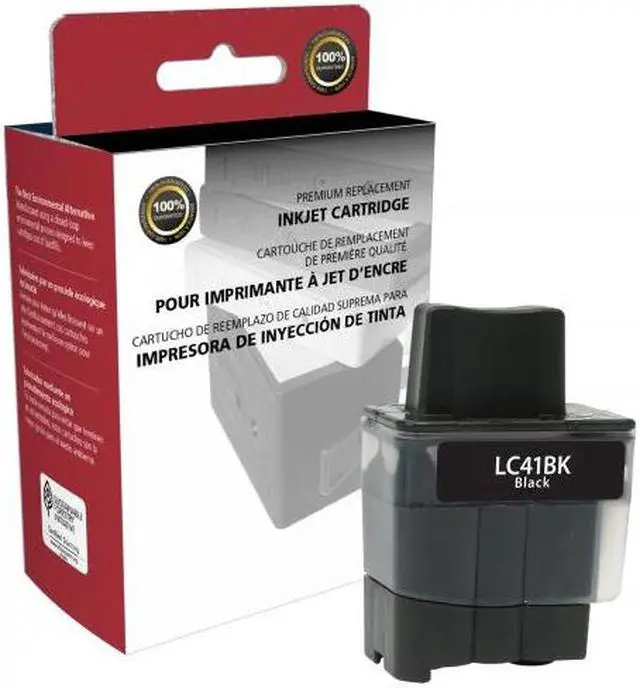 CIG 116252 Remanufactured Ink Cartridge Replaces Brother LC41BK; Black ...