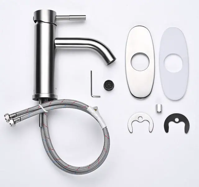 Aquaterior Single Handle Deck Mount Vessel Faucet Bathroom Vanity Mixer ...