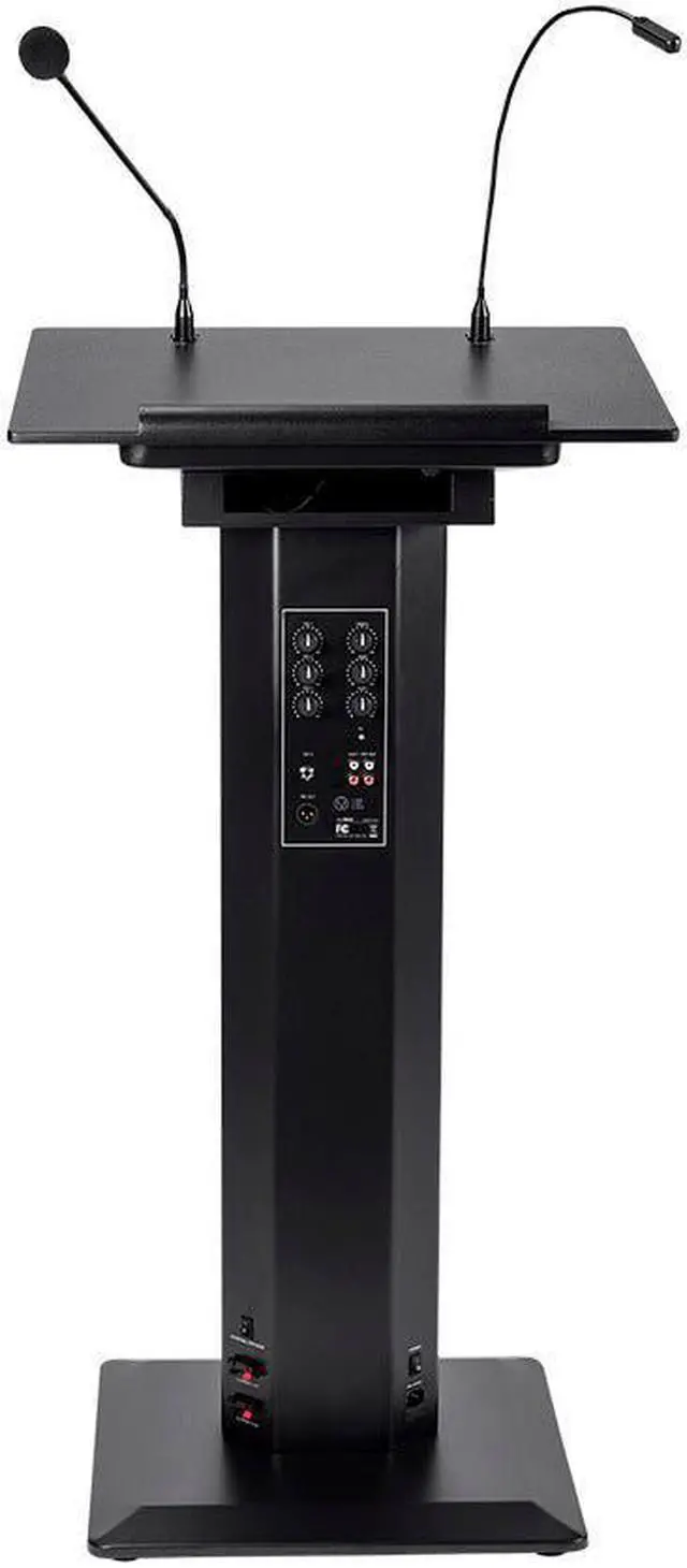 Monoprice Commercial Audio 60W Powered Podium Lectern with Built-in ...