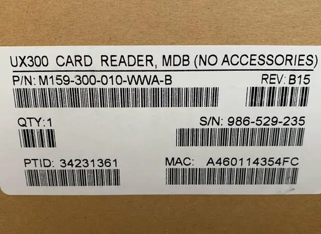 Verifone UX300 Credit Card Reader M159-300-010-WWA-B UX300-MDB No ...