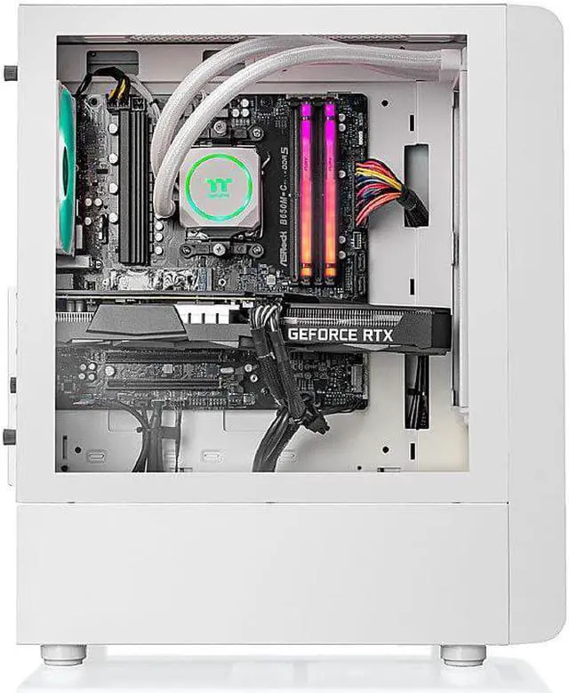 Thermaltake - Quartz 360T AIO Liquid Cooled Gaming PC - White S2QT-B650 ...