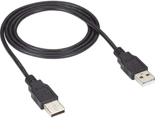 Black Box USB09-0006 6 ft. USB 2.0 Cable Type A Male to Type A Male ...