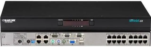 Black Box ServSwitch CX KVM Switch (1) Analog Console Port + (4) Users ...