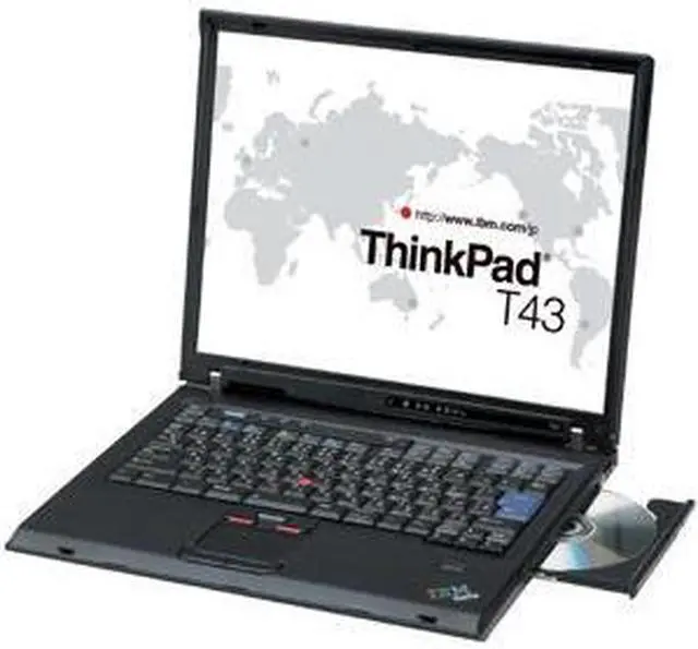 Lenovo Laptop T43 Intel Pentium M 750 40GB HDD ATI Mobility Radeon X300 ...