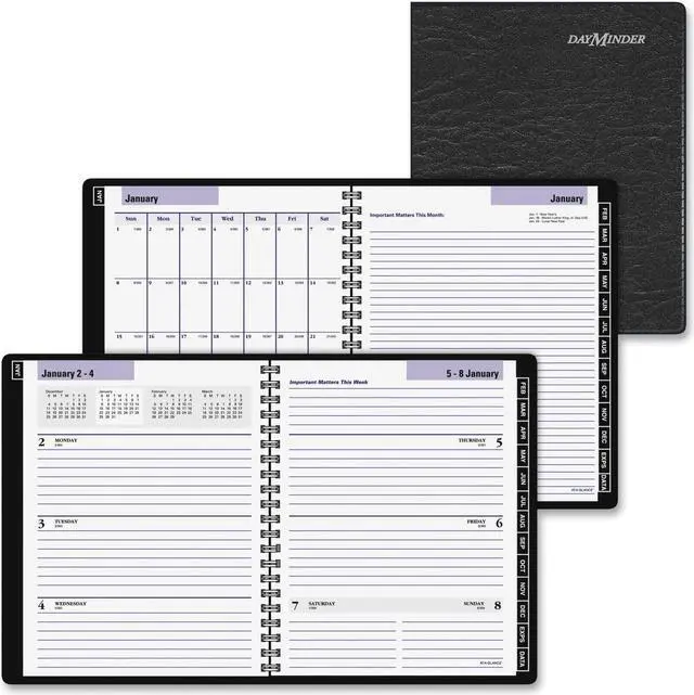 At-A-Glance Executive Weekly/Monthly Planner 8 3/4 x 6 7/8 Black 2020 ...