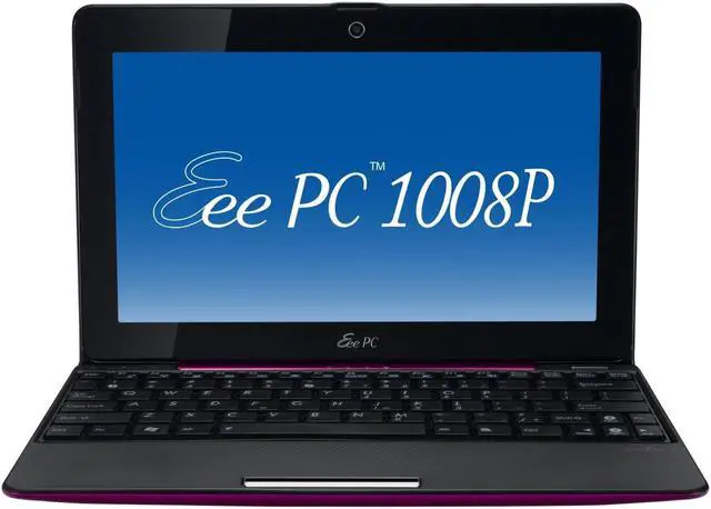 ASUS Eee PC Seashell 1008P-KR-PU37-PI Pink 10.1" WSVGA Netbook - Newegg.com