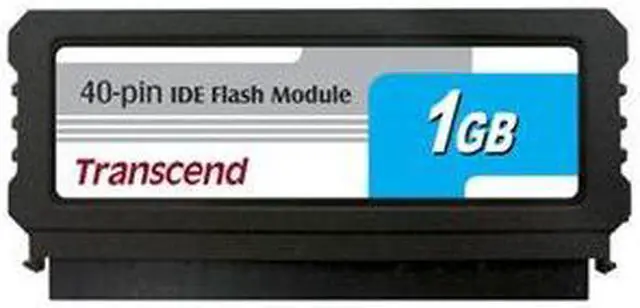 Transcend 1GB IDE Flash Module (40Pin Vertical) IDE Flash Module Model ...