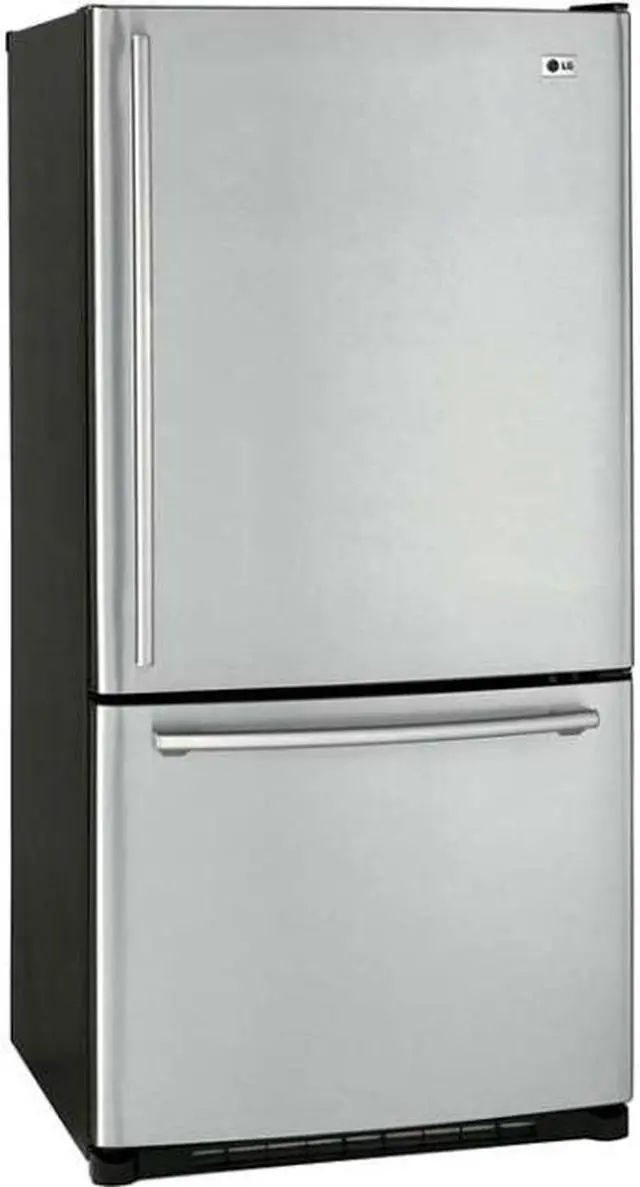 LG 22.4 cu.ft. Bottom Freezer Refrigerator Stainless Steel LBC22518ST ...