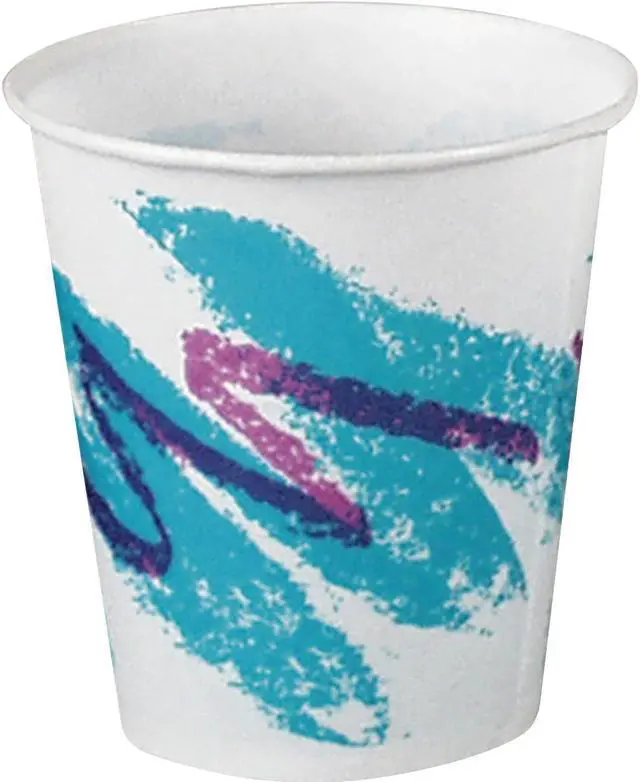 Solo Cup Jazz Design Waxed Paper Cold Cups - Newegg.com