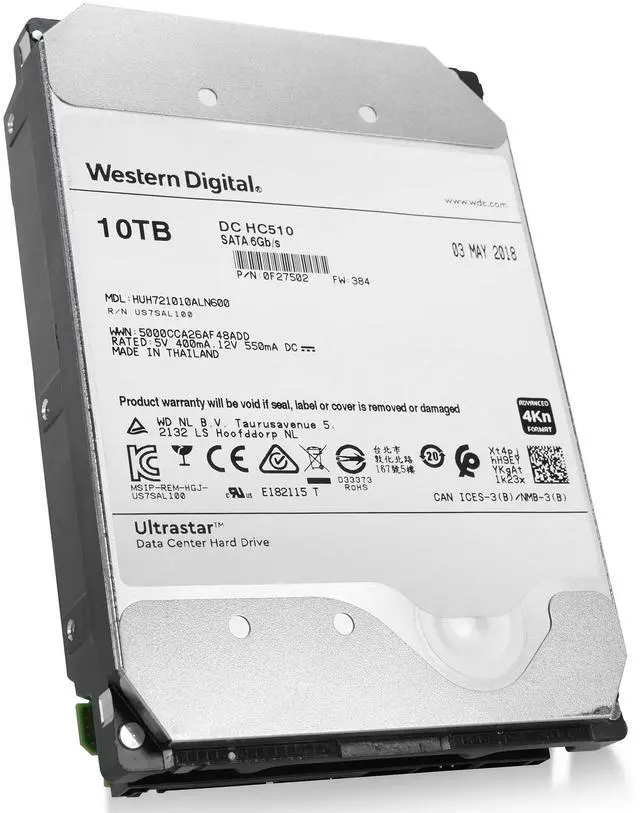 Refurbished: HGST HUH721010ALN600 Ultrastar He10 HUH721010ALN600 10 TB ...