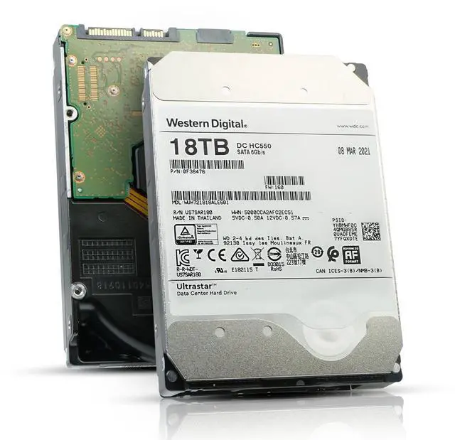 Western Digital Ultrastar DC HC550 WUH721818ALE601 0F38476 18TB 7.2K ...