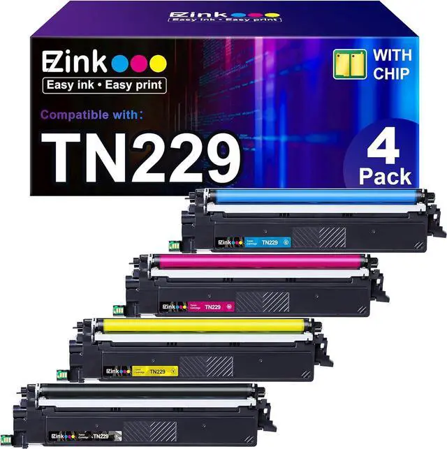 Brother Tn229xl Toner Cartridges 4-Pack DR229CL Drum Units For Brother ...