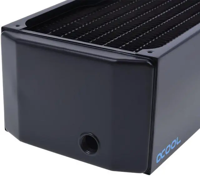 Alphacool NexXxos Monsta Radiator 360, 120mm x 3, Triple Fan, Black ...