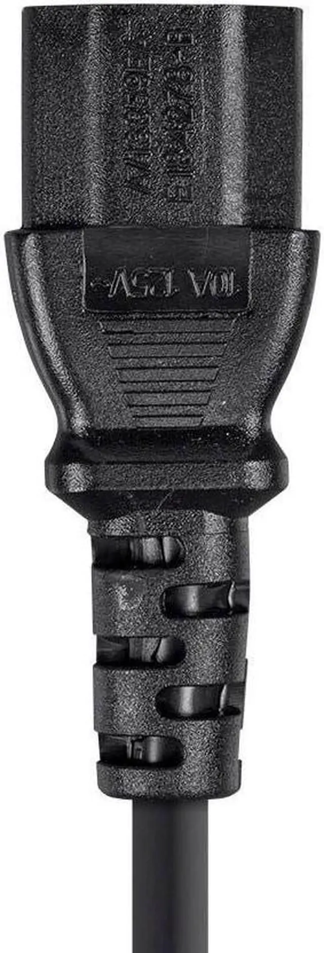 Monoprice 6ft 16AWG Power Cord Cable w/ 3 Conductor PC Power Connector ...