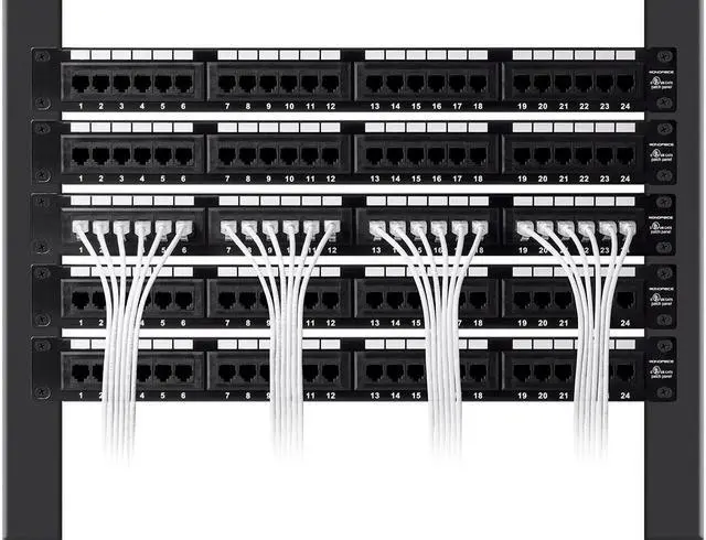 Monoprice Cat6 Ethernet Patch Cable - 25 feet - Black | Snagless RJ45 ...