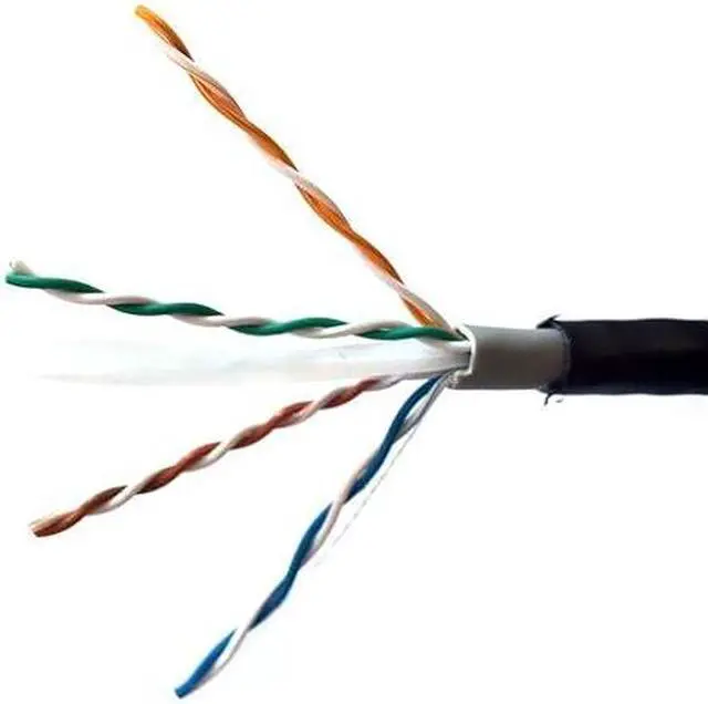 FiveStarCable Cat6 Outdoor 1000 Ft. 23AWG Double Jackets Direct Burial ...