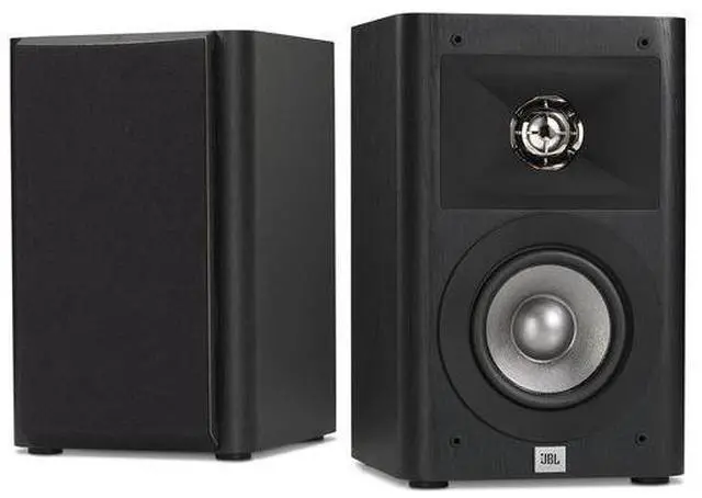 JBL Studio 220 4" 2-Way Bookshelf Speakers - Pair (Black) - Newegg.com
