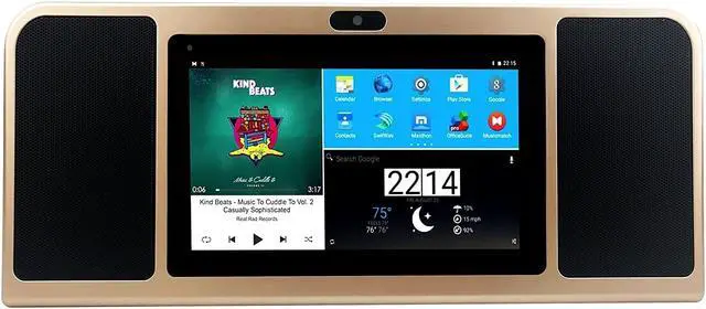 Azpen A770 7" Android Tablet with Bluetooth Speaker for Kitchen ...