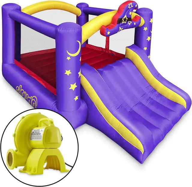 Cloud 9 Inflatable Bounce House and Blower, Wizard Theme Bouncer for ...