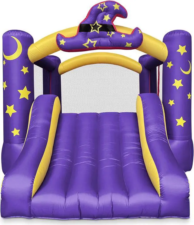 Cloud 9 Inflatable Bounce House and Blower, Wizard Theme Bouncer for ...