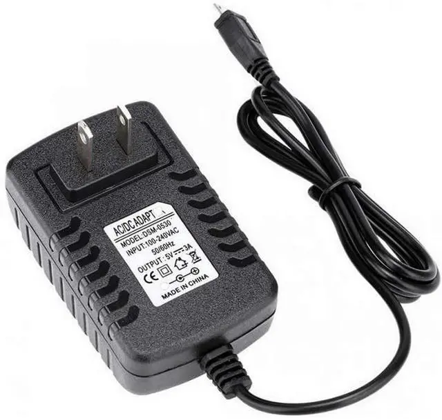 5V 3A AC Adapter Power Supply Micro USB Interface Cable Compatible with ...