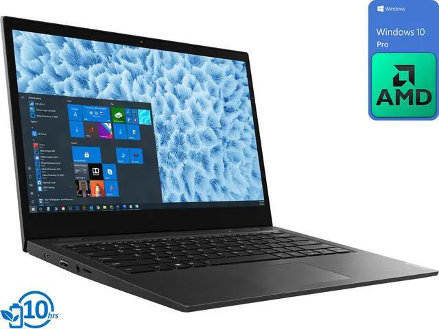 Refurbished: Lenovo 14w Notebook, 14" FHD Display, AMD A6-9220C Upto 2.7GHz, 4GB RAM, 64GB eMMC ...