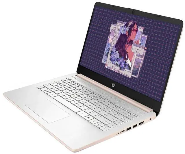 HP 14-dq6015dx Laptop, 14" HD Display, Intel Core N150 Upto 3.6GHz, 4GB ...