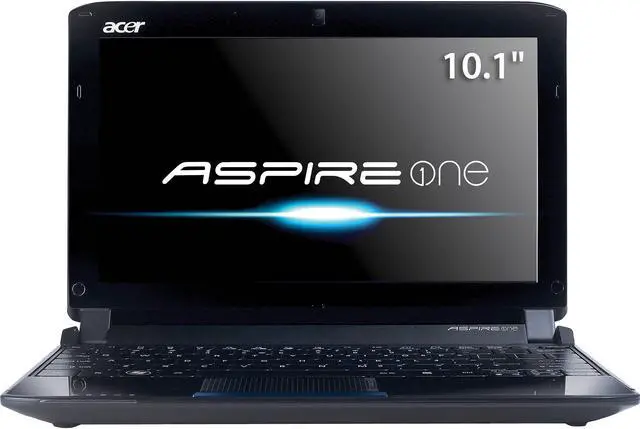 Refurbished: Acer Aspire One AO532h-2588 Onyx Blue Intel Atom N450(1.66 ...
