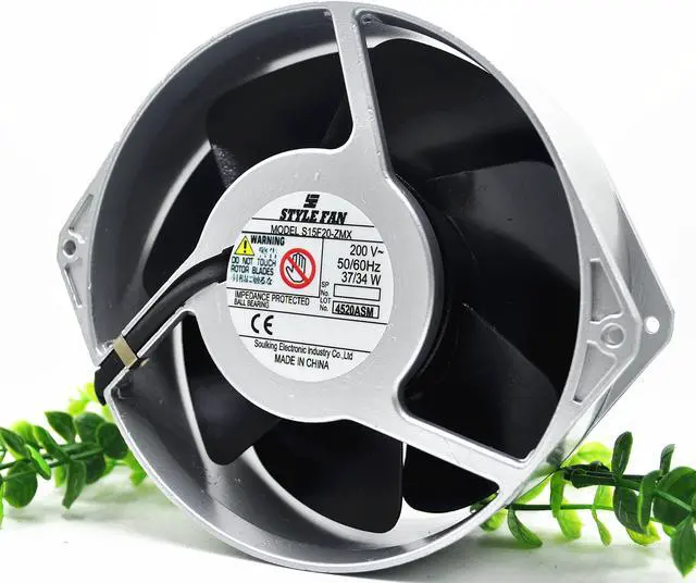 Original STYLE FAN S15F20-ZMK 200V all-metal equipment fan high ...