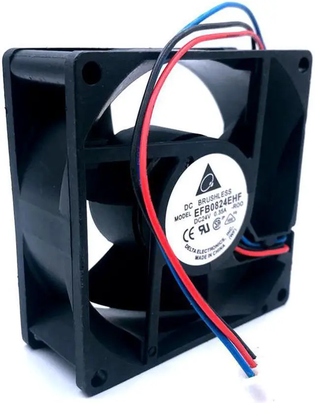 Original delta EFB0824EHF -ROO 24V 0.35A 8CM 8032 Emerson CT inverter ...