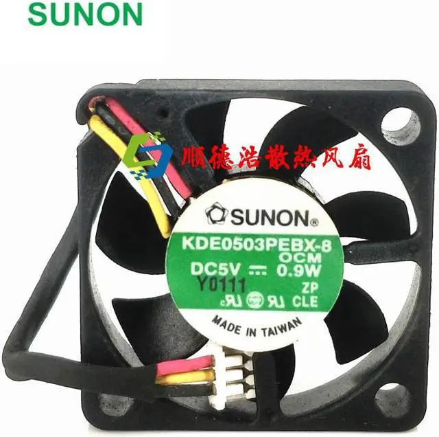 KDE0503PEBX-8 SUNON 3006 laptop fan 5V 0.9W 3cm ultra-thin 3-pin ...