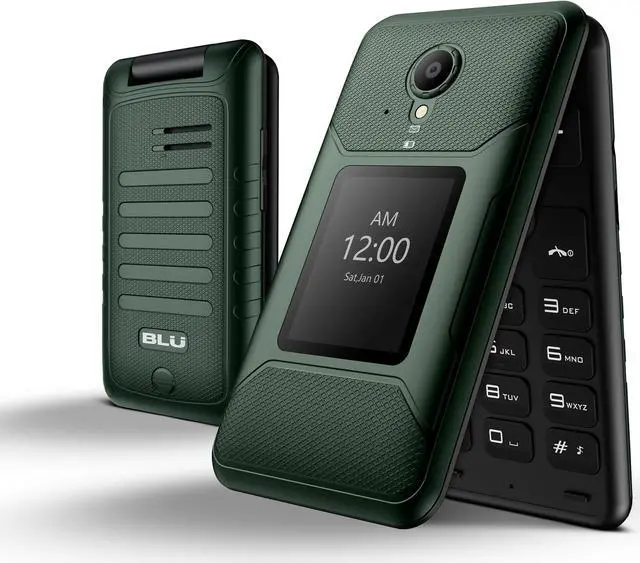 BLU Tank Flip T0100UU - Unlocked GSM Cell Phone - Green - Newegg.com