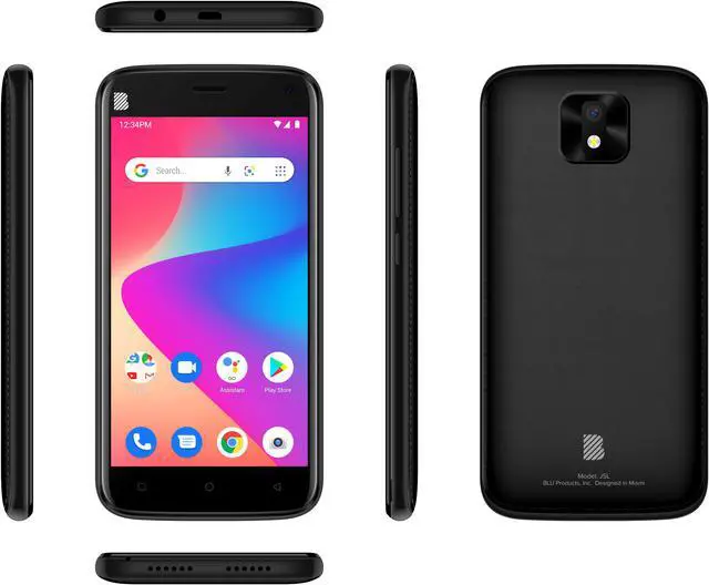 BLU J5L J0050WW 32GB GSM Unlocked Android Smart Phone - Black - Newegg.com