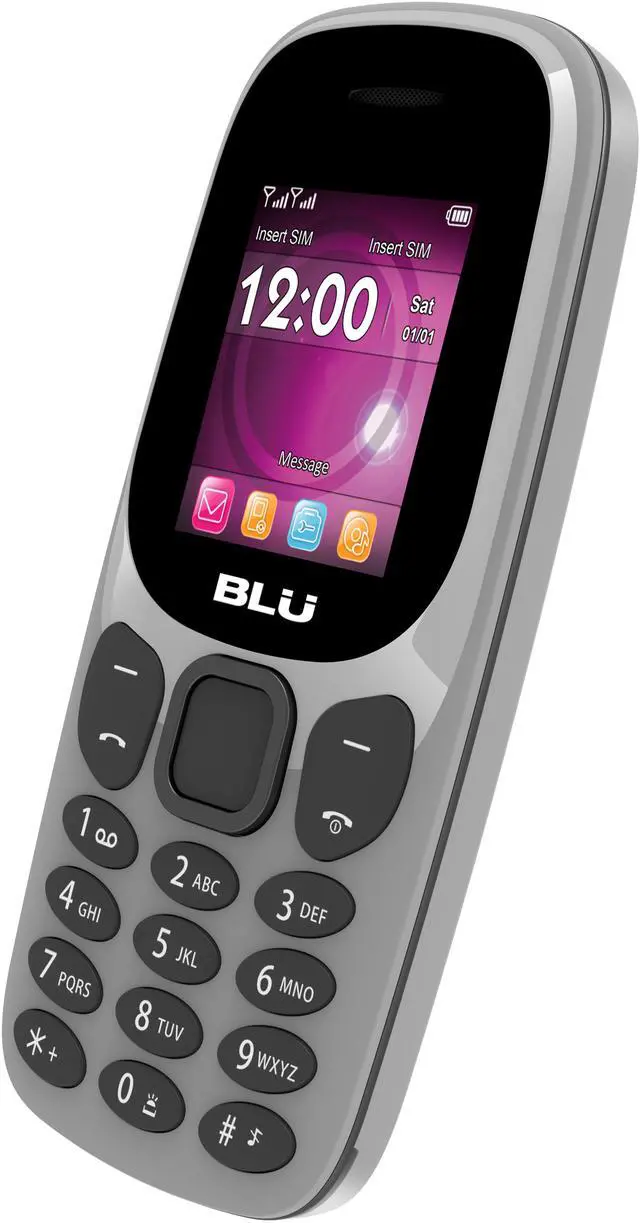 BLU Tank Jr T590 Unlocked GSM Dual-SIM Feature Phone w/ Built-in ...