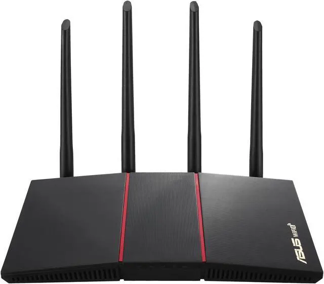 Open Box: ASUS RT-AX55 AX1800 Dual Band WiFi 6 Gigabit Router - Newegg.com
