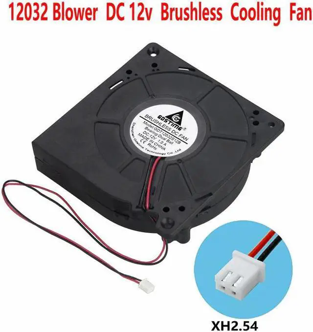1 Piece 120x32mm Ball Bearing DC Brushless Blower Cooling Fan 12V 120mm ...