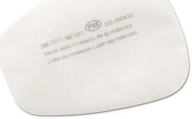 3M 07193 Dual Cartridge Respirator Assembly Organic Vapor P95, Large ...