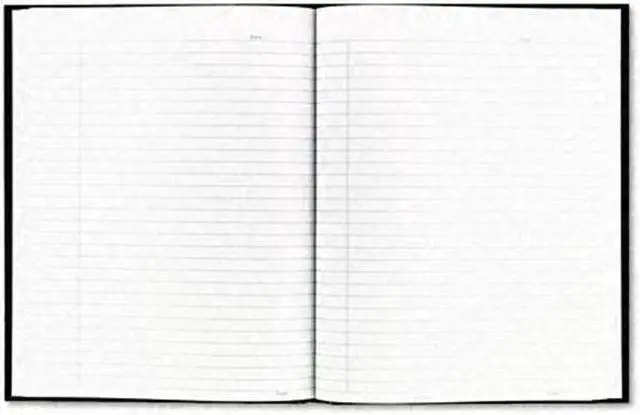 Blueline Business Notebooks Black 9.25x7.25 192 Sht Ruled A9 Pack Of 5 ...