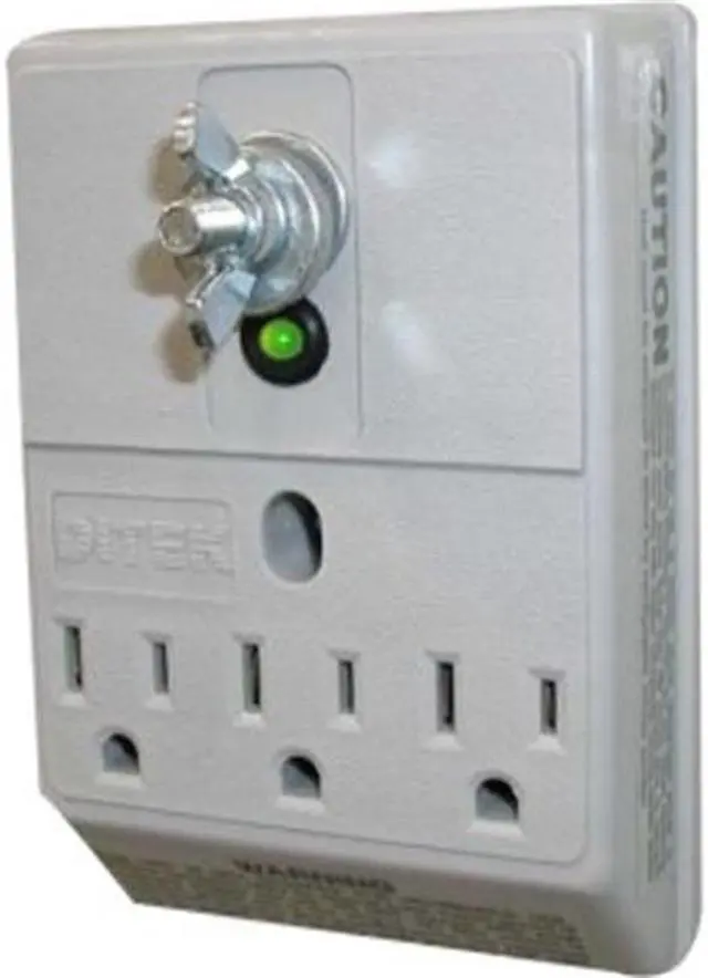 3 Outlet w/ Retention Screw & Ground Termination Point - Newegg.com