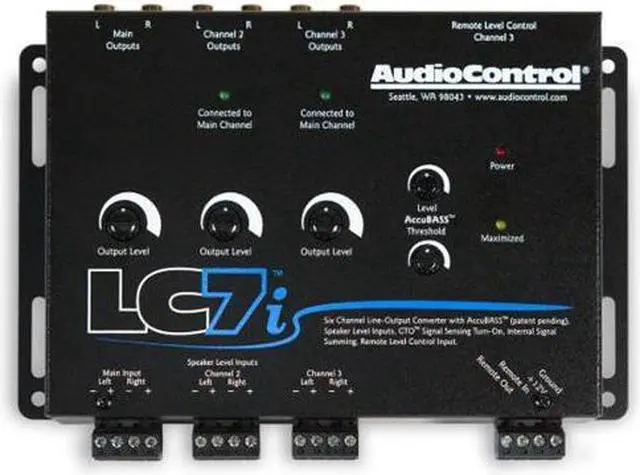 Audiocontrol LC7i BLACK 6-Chan Line Output Converter - Newegg.com