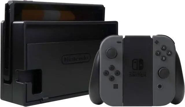 Nintendo Switch Console Version 2 with Gray Joy Con - Newegg.com