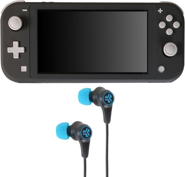 Nintendo Switch Lite Grey with JLab Play Gaming Wireless Bluetooth Earbuds Black Blue Newegg